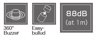 LR6-BW+B0960 Audible Alarm Unit for LR6 Series (Signal line 2 sound ...